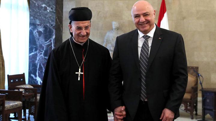 Noursat | البطاركة الرّاعي ويوحنّا العاشر والعبسيّ في بعبدا للقاء ...